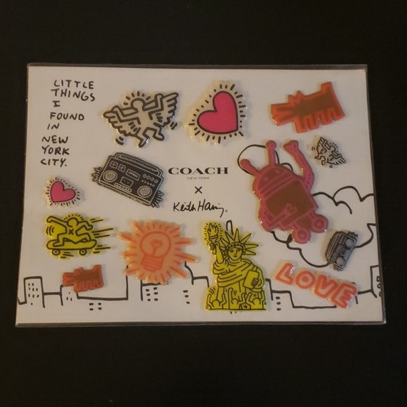 Coach | Accessories | Coach X Keith Haring Sticker Pack New | Poshmark
